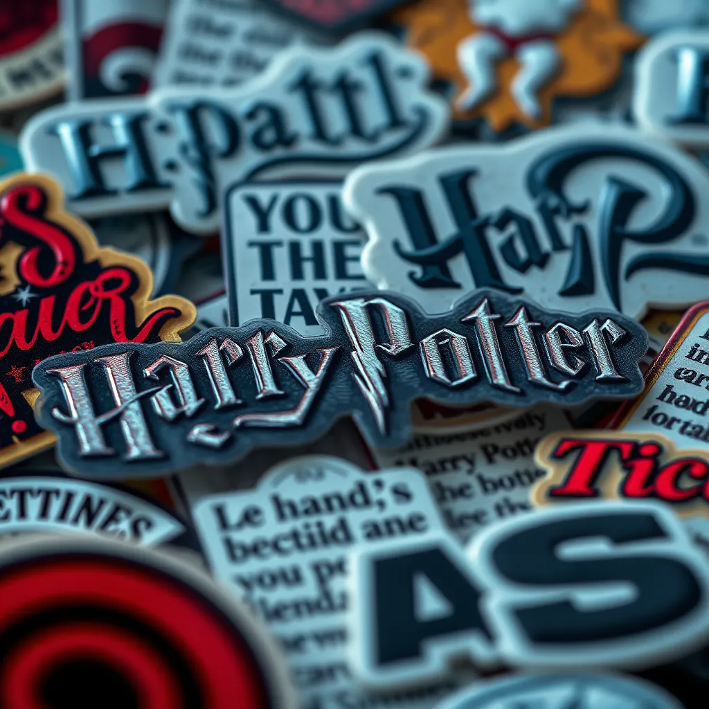 Exploring Harry Potter Lettering Stickers: Design & Style