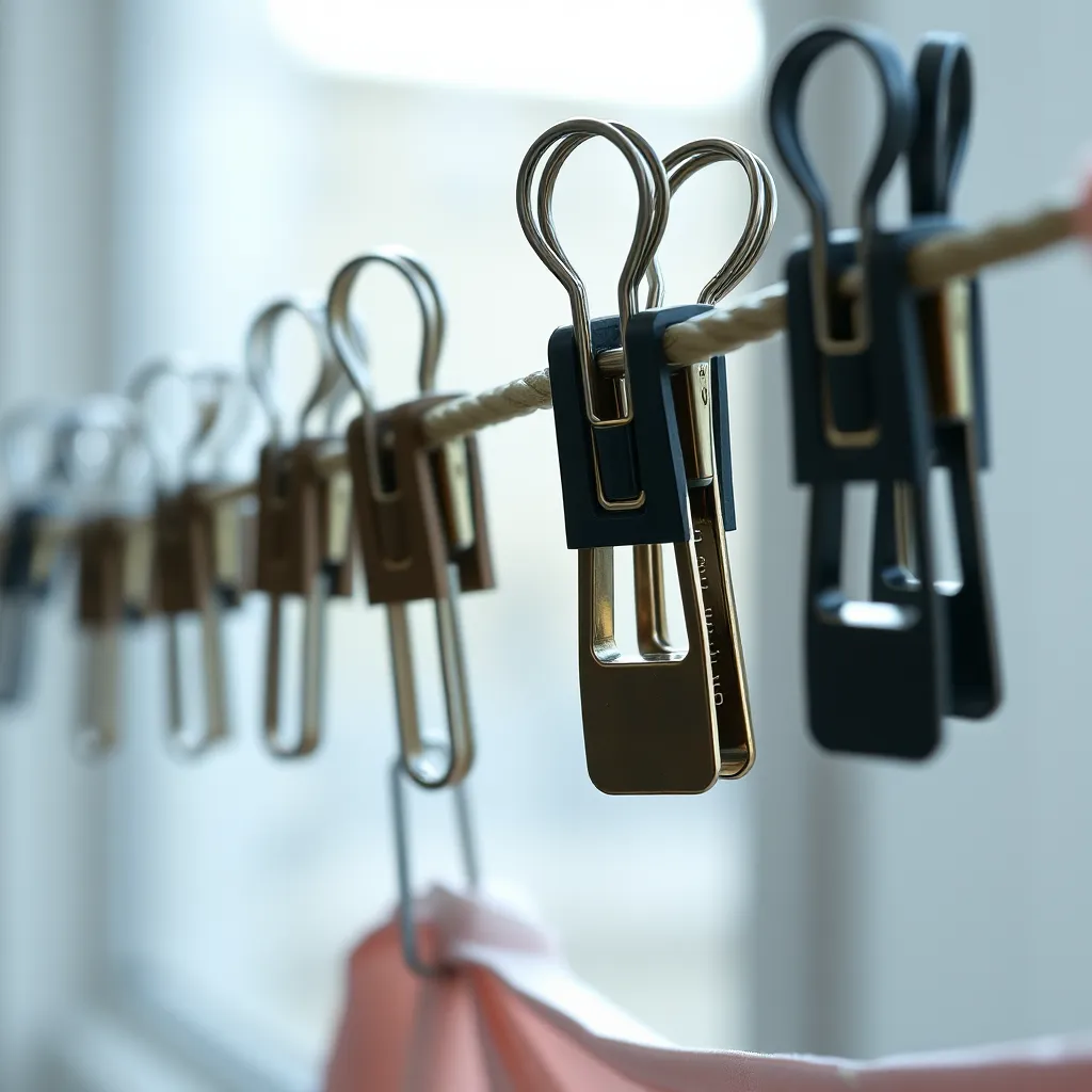 Exploring Clothesline Clips: Design and Functionality