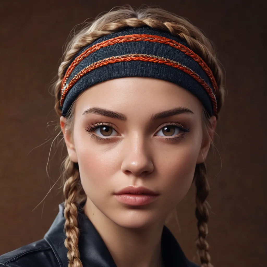 Exploring Fashion: Caps with Attached Braids