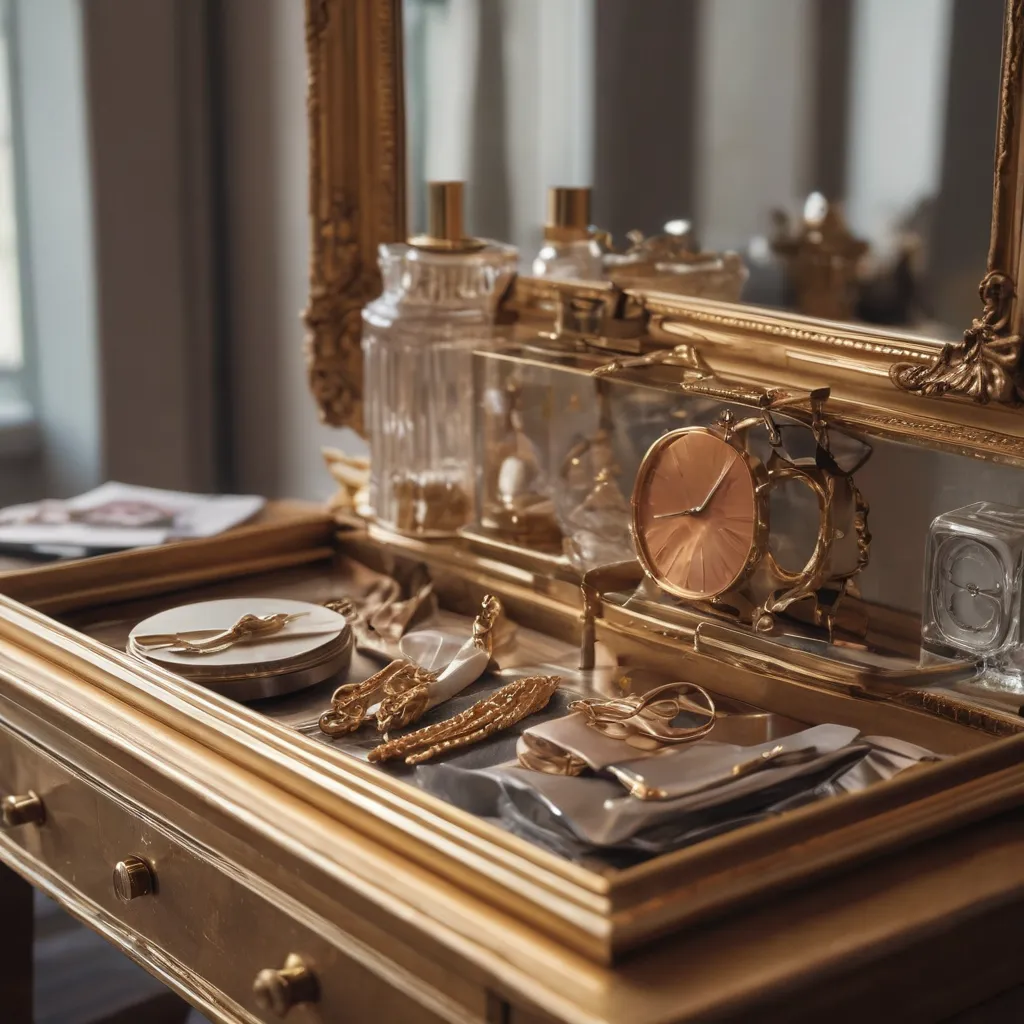 Enhance Your Dresser with a Gold Tray