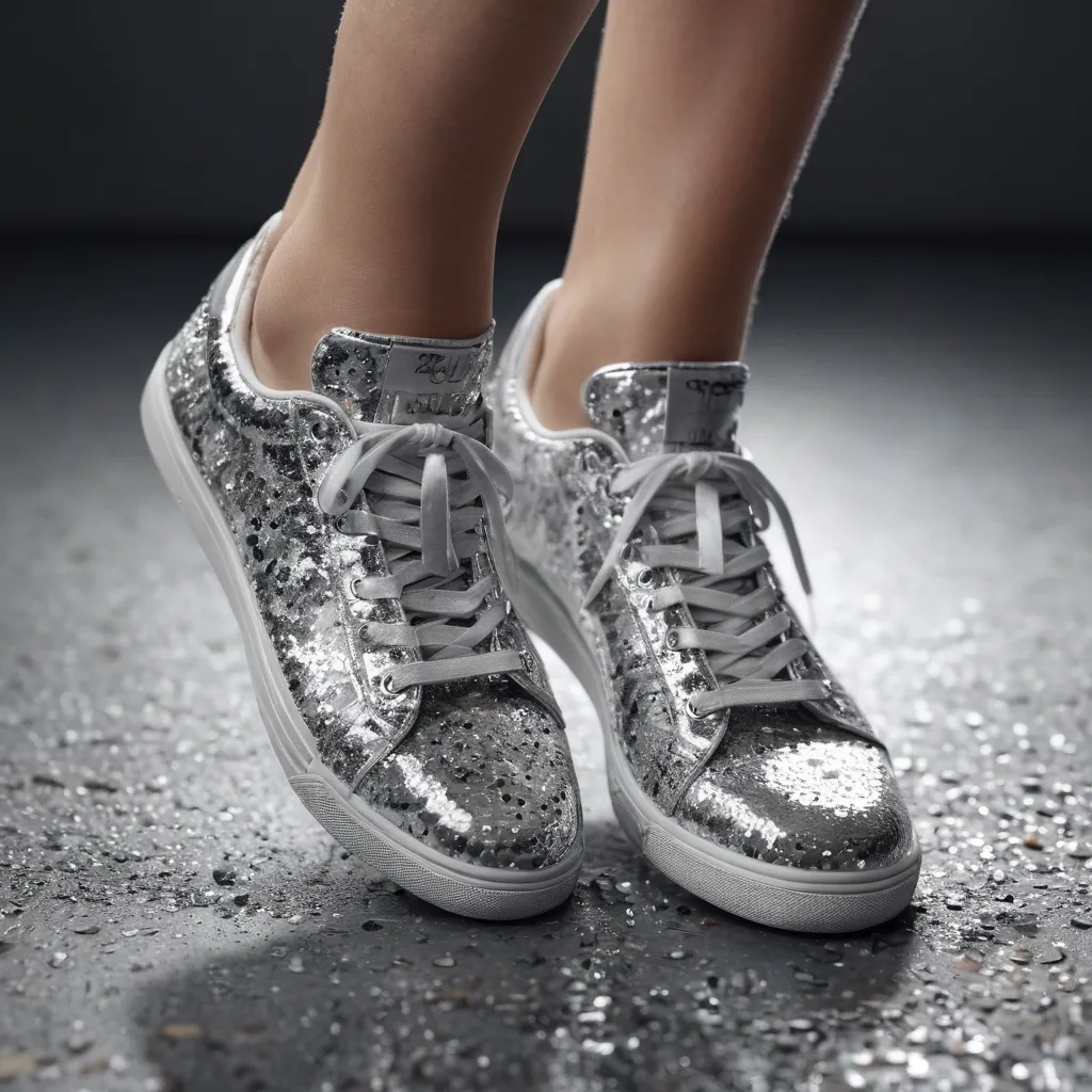The Rise of Silver Sequin Tennis Shoes in Fashion