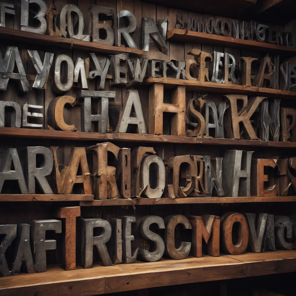 Exploring Rustic Metal Letters in Modern Fashion