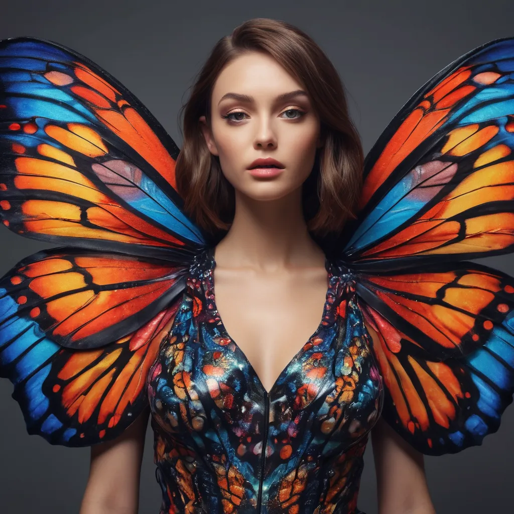 Expressive Fashion: Butterfly Wings as Style Statements