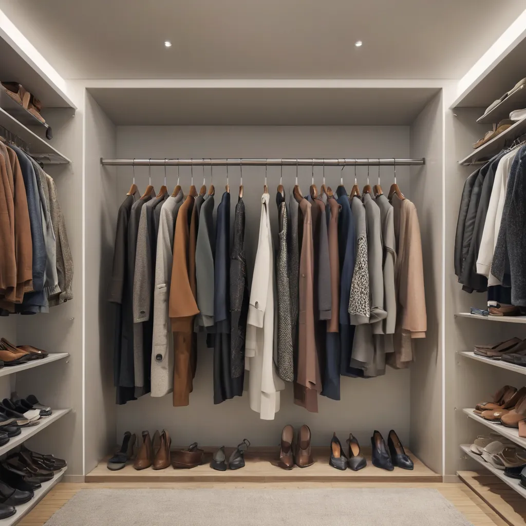 Maximizing Closet Space with Vertical Hangers